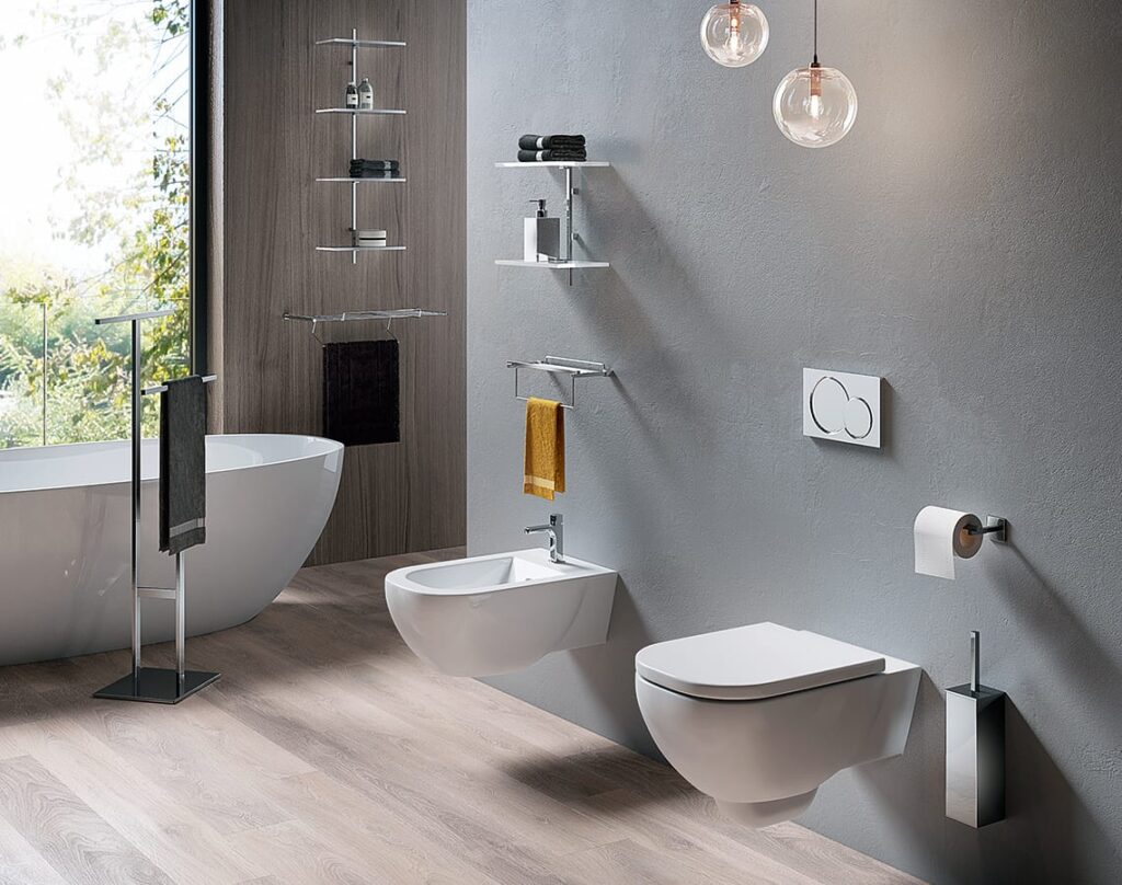 Arredo bagno: una guida per posizionare correttamente gli accessori